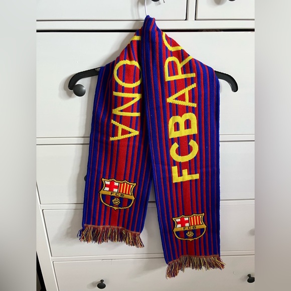 Accessories | Fc Barcelona Soccer Scarf | Poshmark